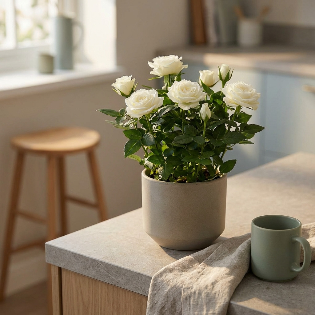 Alaska Rose Blanche pour Espaces Lumineux